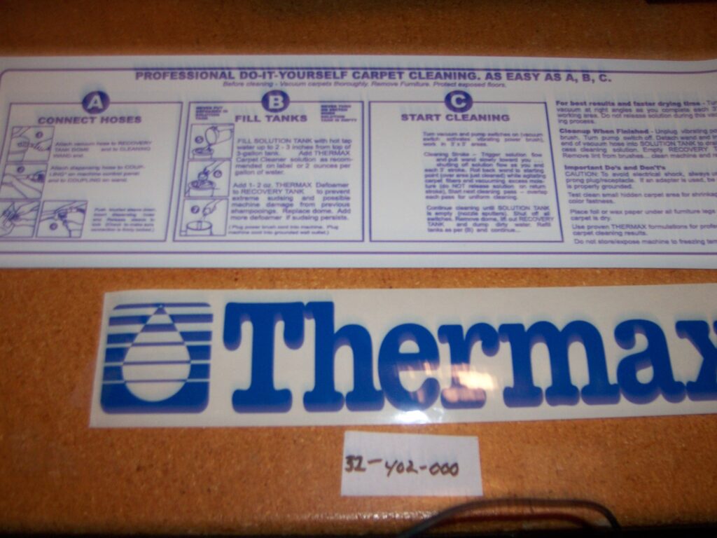 Label Kit CP-3 - Thermax CP